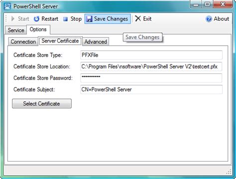 Powershell Server Screenshots