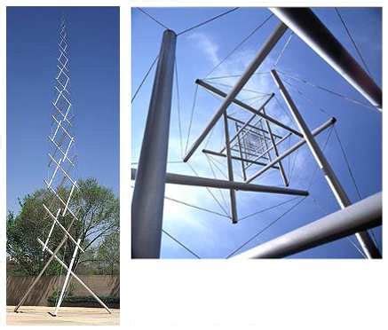 Example Of Tensegrity Structure Kenneth Snelson Needle Tower