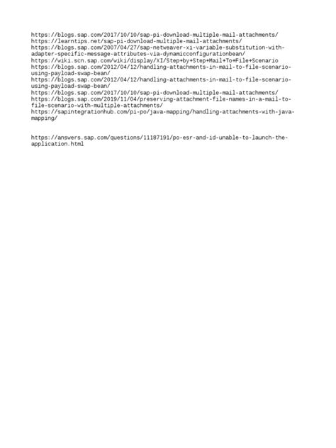 Sap Pi Mail Attachments Guide Pdf