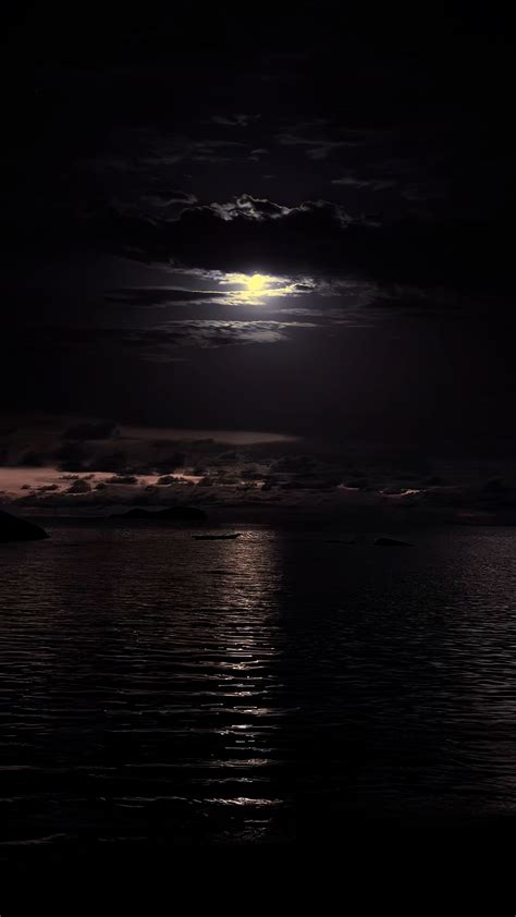 海上明月夜风景手机动态壁纸 风景手机壁纸下载 元气壁纸