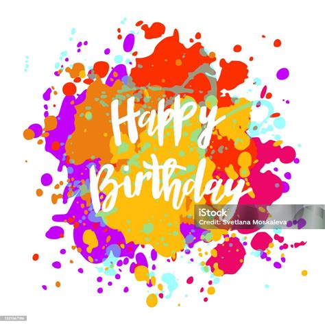 Desain Huruf Selamat Ulang Tahun Untuk Kartu Ucapan Undangan Kartu Pos