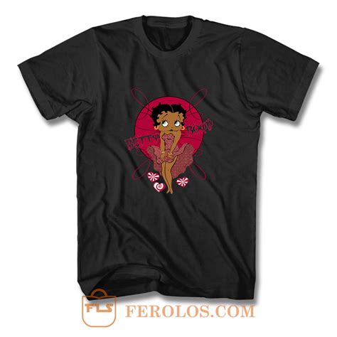 Black Betty Boop T Shirt Feroloscom