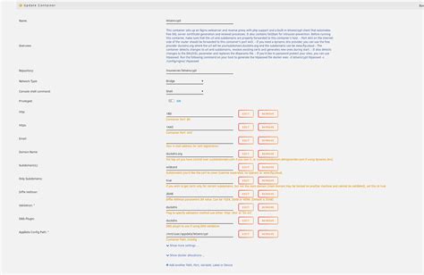letsencrypt using duckdns verification container support