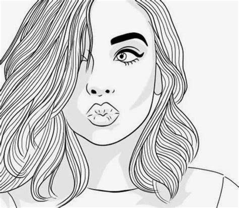 Картинки Девушек Раскраска 69 фото