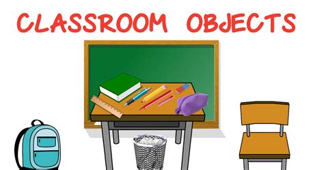 Enjoy Teaching English Classroom Objects Printables