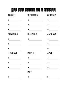 IEP Due Dates And Checklist By Adventures In ACP TpT