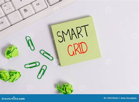Handwriting Text Smart Grid Concept Meaning Includes Of Operational