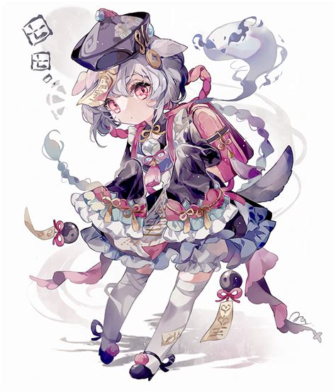 七七ちゃん 原神 七つのイラスト