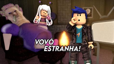 Roblox Minha VÓ Ta Estranha No Roblox Grumpy Gran Scary Obby Youtube