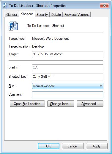 Create A Microsoft Windows Keyboard Shortcut To Any File Or Application Michael Strejcek