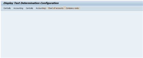 FBTA SAP Tcode Display Text Determination Configuration