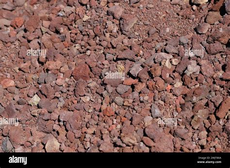Red Lava Magma Rock Texture Close Up Geology Of Canary Island Tenerife Natural Rock Wallpaper