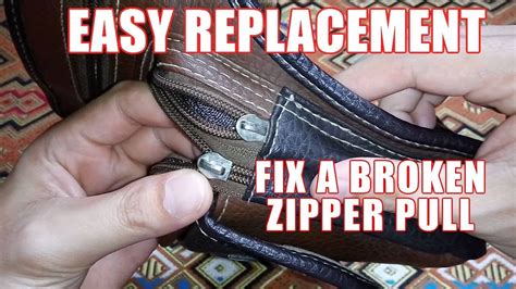 How To Fix A Zipper Pull Repair A Zipper Without Replacing It In Just