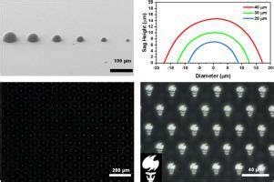 Electrohydrodynamically Printed Microlens Arrays With Controllable