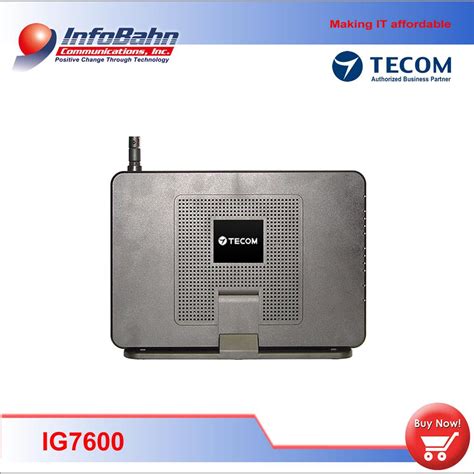 Tecom Ig7600 Smart Telephone System I Infobahn Shopee Philippines