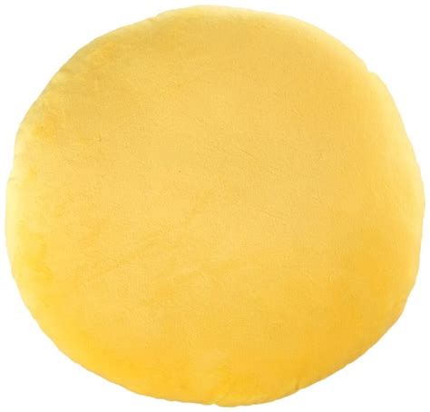Emoji Smiley Emoticon Yellow Round Cushion Pillow Soft Toy Emoji