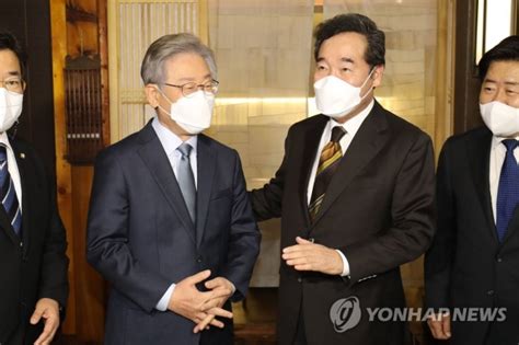 이낙연 이재명 요청에 선대위 상임고문 수락 모바일 Jtbc뉴스