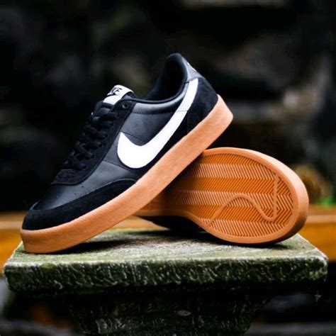 Jual Sepatu Sneakers Pria Nike Killshot Black Strip White Gumsol Original Shopee Indonesia