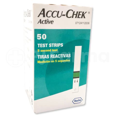 Tiras Reactivas Accu Chek Active Caja X 50 Unid Isoinstitute