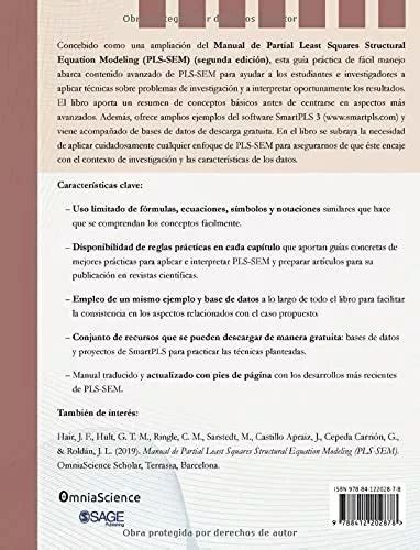 Manual Avanzado De Ecuaciones Estructurales De M Nimos Cuadr En Venta
