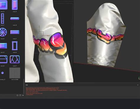 Image Projection By Decal Geometry On Clothes 3d Modeluv Projection