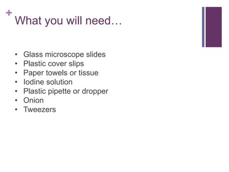 Preparing A Cheek Cell Slide Pptx
