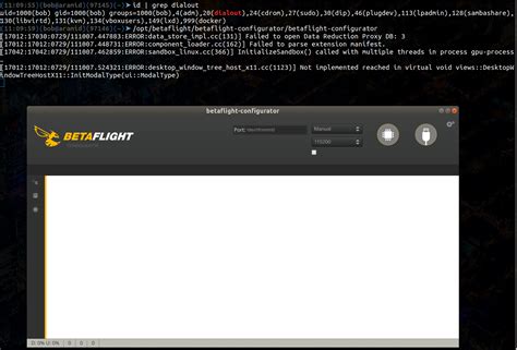 On Ubuntu Not Getting Left Side Menu Nor Welcome Screen Content Issue