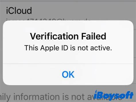 Why How To Fix This Apple ID Is Not Active Error