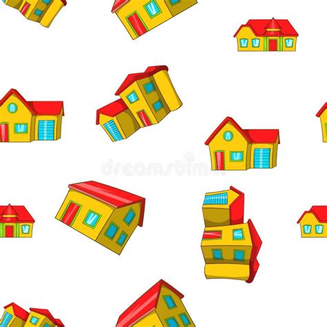 Structure Pattern Cartoon Style Stock Vector Illustration Of
