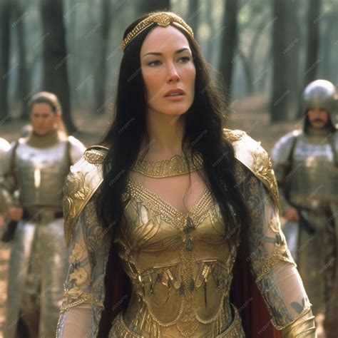 Premium Ai Image Portrait Of A Medieval Princess Leading Her Armies