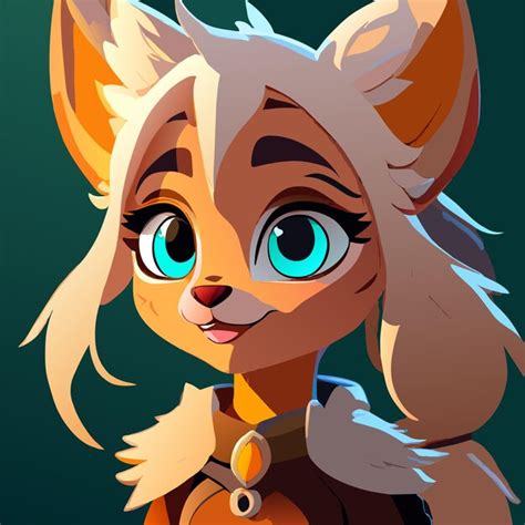 Premium Vector Beautiful Cute Girl Avatar Hand Drawn Flat Stylish