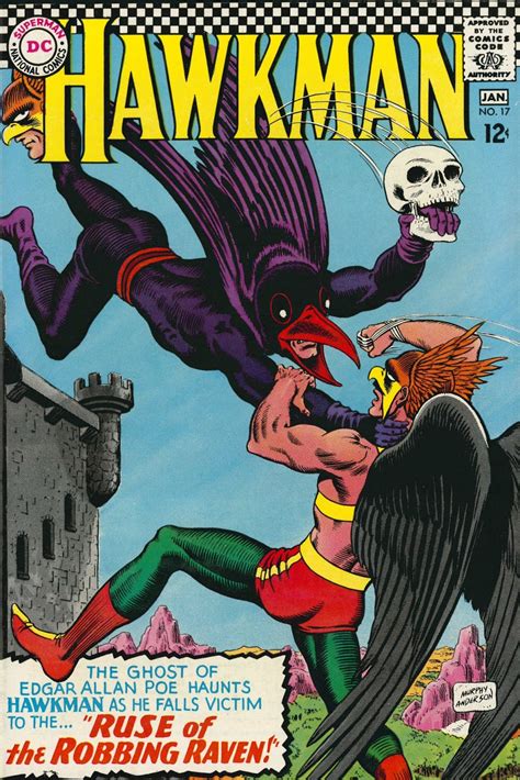 Hawkman 17 Large Art Cover Pencils 1966 Comic Art For Sale By Artist