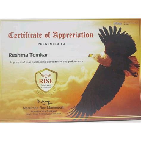 Reshma Temkar On Linkedin Infosyspune Infosys