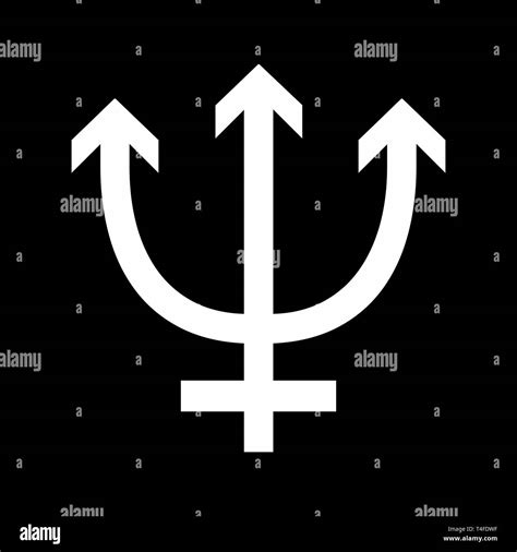 Symbole Neptune Banque Dimages Vectorielles Alamy