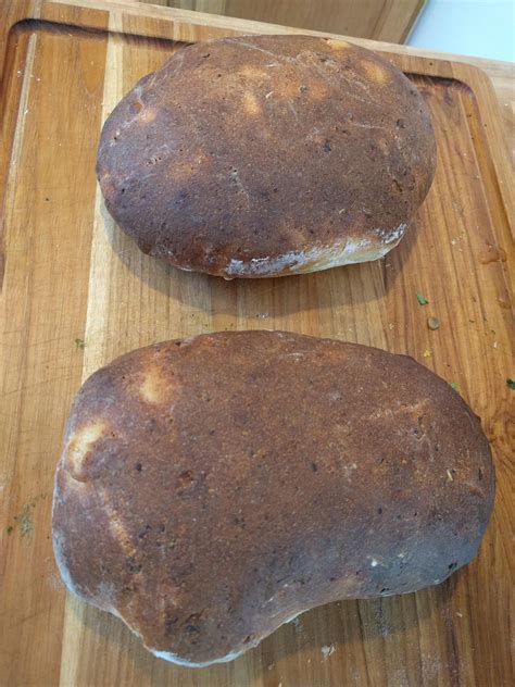 Brown Blobs That Took Me Approximately 4 Hours Of Work 24 Hours Total To Make Potato Bread