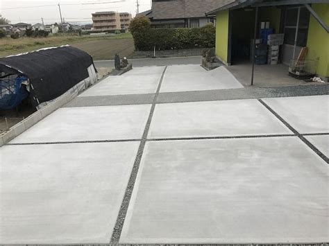 コンクリート刷毛引き仕上げ コンクリート仕上げ コンクリート コンクリート 洗い出し