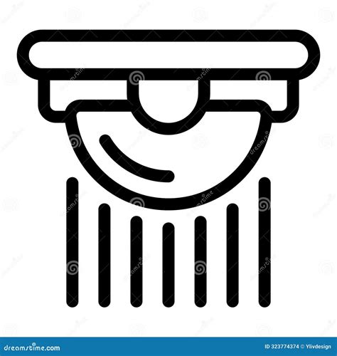 Motion Sensor Detecting Presence With Infrared Light Beam Stock Vector Illustration Of