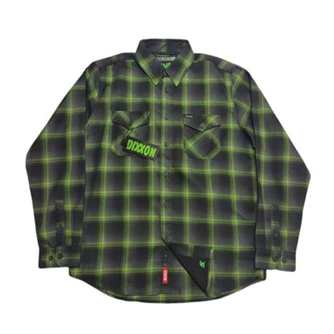 Dixxon Snap On Flannel Shopee Thailand
