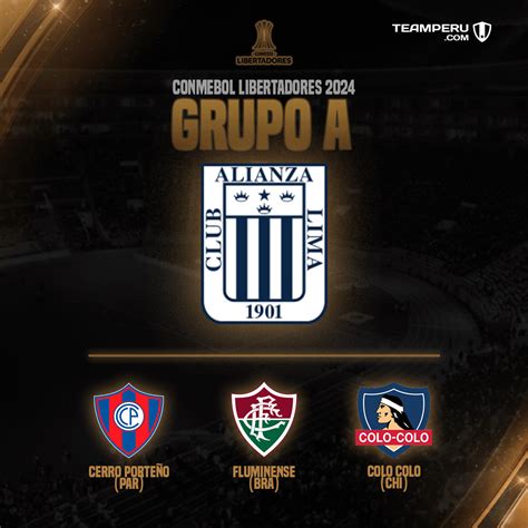 Alianza Lima Comparte El Grupo A Con Fluminense Cerro Porteño Y Colo