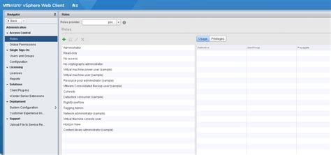 Vmware Vsphere Basics Create A Custom Role