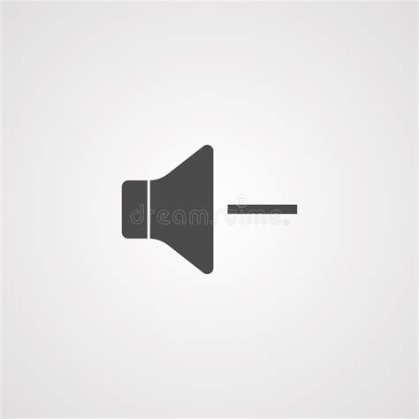 Volume Vector Icon Sign Symbol Stock Vector Illustration Of Noise