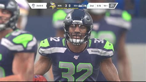 Madden Nfl 20 Version 118 Minnesota Vikings Vs Seattle Seahawks
