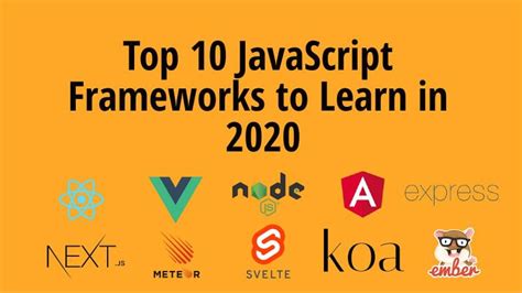 Unai Gonzalez Escalante On Linkedin Top 10 Javascript Frameworks To Learn In 2020
