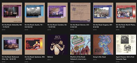 String Cheese Added A Slew Of Archival Releases On Spotify Rjambands