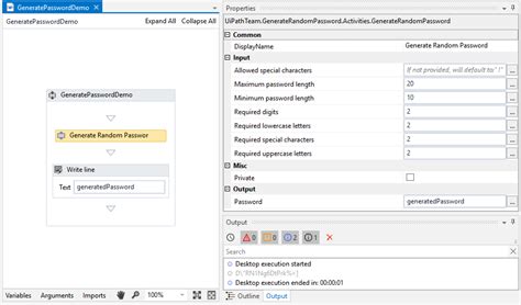 Generate Random Password Rpa Component Uipath Marketplace Overview