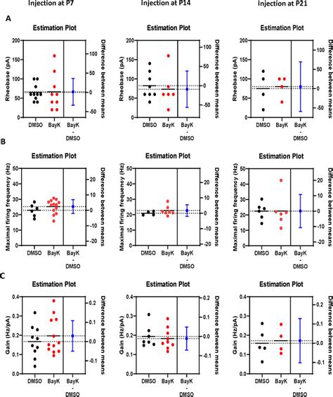 Estimation Plots Of Bla Neuron Firing Properties Estimation Analysis Download Scientific