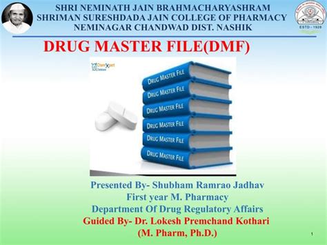 Dmf Drug Master File Pptx