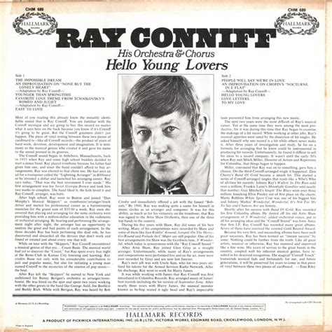 Ray Conniff Hello Young Lovers Vinyl Lp Album Lp Record Vg Vg