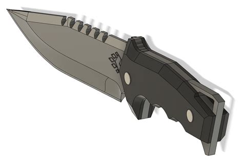 Free Stl File Valorant Default Classic Knife 🔪・3d Printer Model To