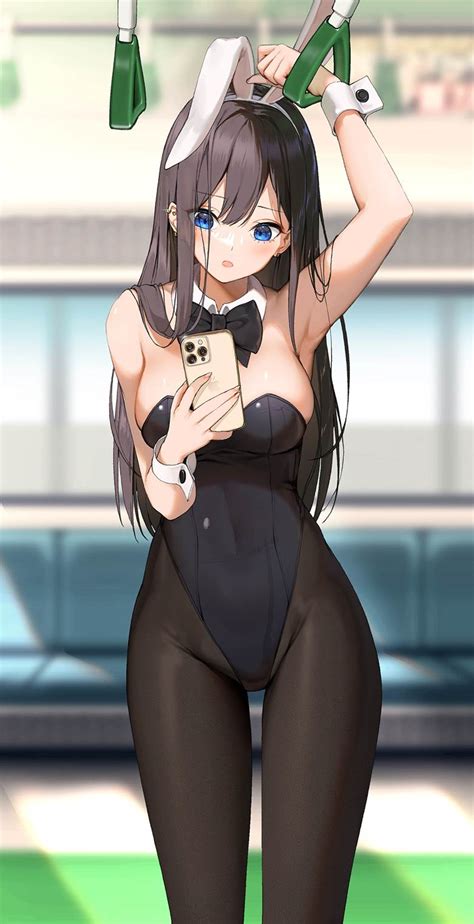 地铁兔子 插画师dduckkong的性感兔女郎插画图片 Bobopic